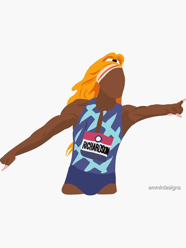 "Sha’Carri Richardson - Olympic Track and Field" Sticker for Sale by ...
