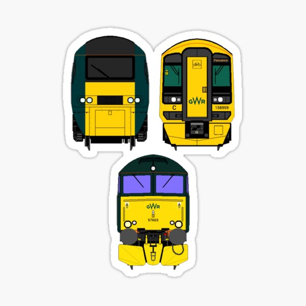 "GWR Locomotives " Sticker for Sale by TrainFanatic | Redbubble