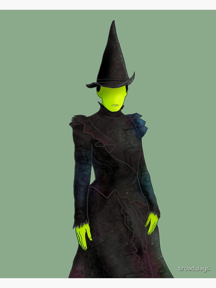 "Elphaba" Poster for Sale by broadways | Redbubble