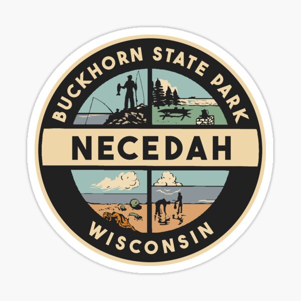 "Buckhorn State Park Necedah" Sticker for Sale by zsonn | Redbubble