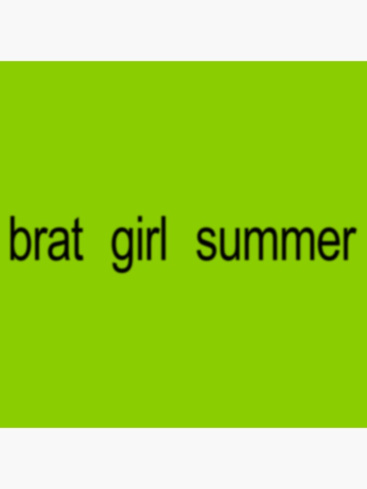 "charli xcx brat girl summer" Sticker for Sale by pmcmanndesign | Redbubble