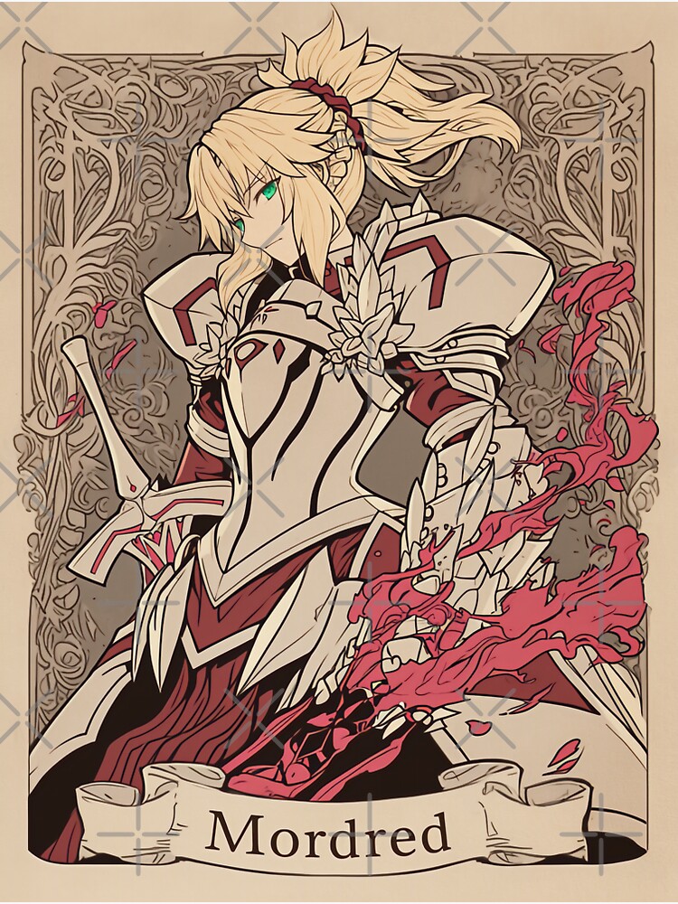 "Vintage Mordred" Sticker for Sale by SchellStation | Redbubble