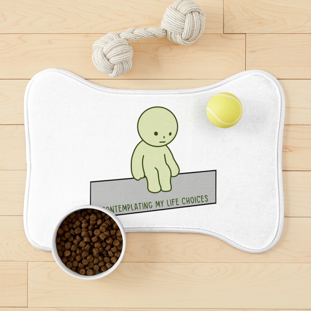 "smiski contemplating life choices sitting sticker" Sticker for Sale by ...