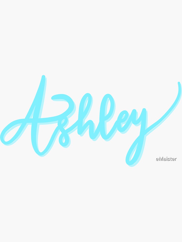 Ashley Sticker By Emaister Redbubble