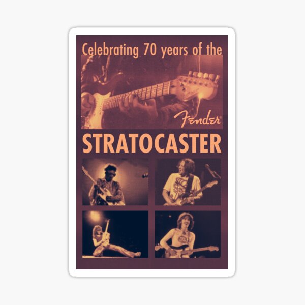 "Fender Stratocaster" Sticker for Sale by karaem | Redbubble