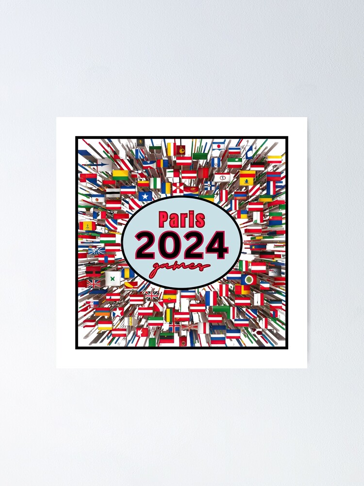 "Collage of the 206 countries participating for 2024 Paris Games ...