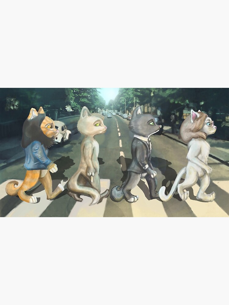 Cats On Abbey Road Premium Matte Vertical Poster sold by Chris Harding ...
