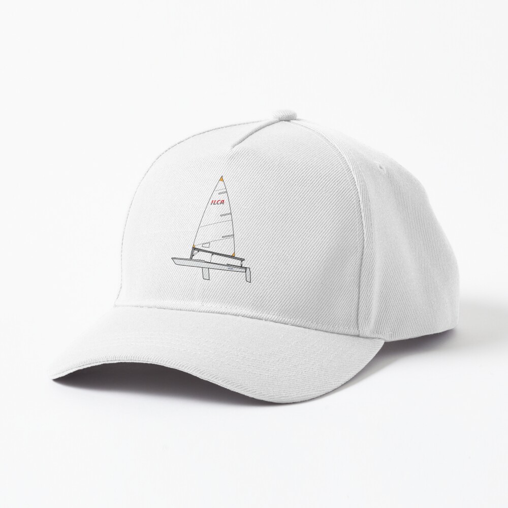 "ILCA 4 (Laser 4.7) Sailboat (White Background)" Sticker for Sale by ...