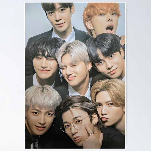 "Ateez group poster" Poster for Sale by Over-the-waves | Redbubble