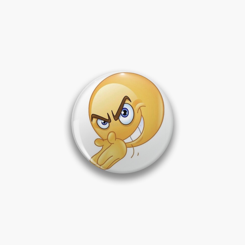 "Devious funny grin" Sticker for Sale by Totallynotalina | Redbubble