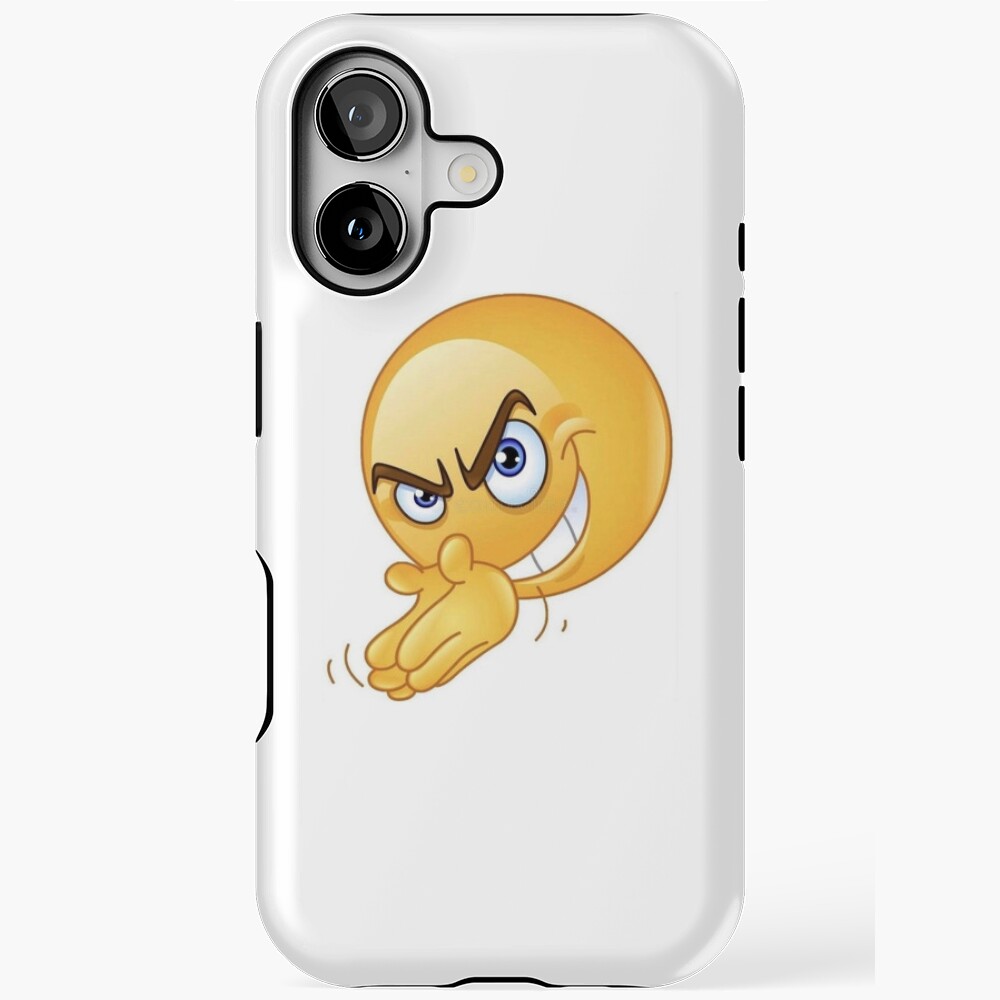 "Devious funny grin" Sticker for Sale by Totallynotalina | Redbubble