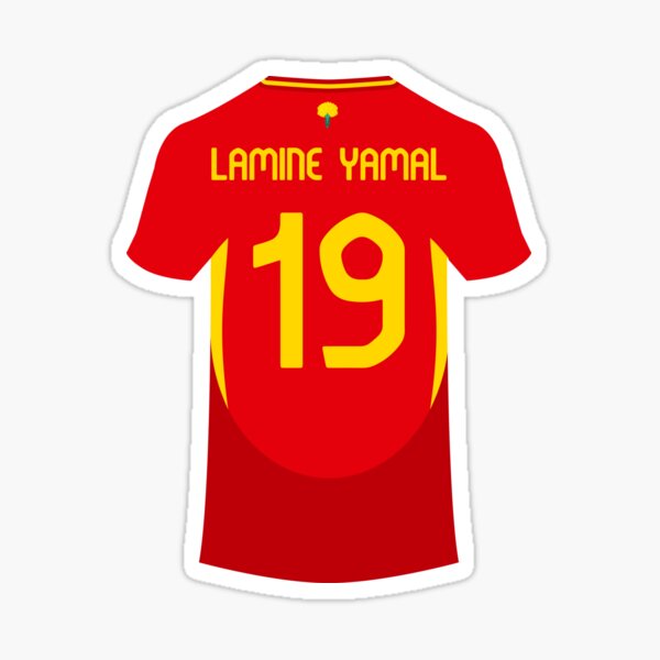 "Spain 2024 - Lamine Yamal" Sticker for Sale by On Target Sports ...
