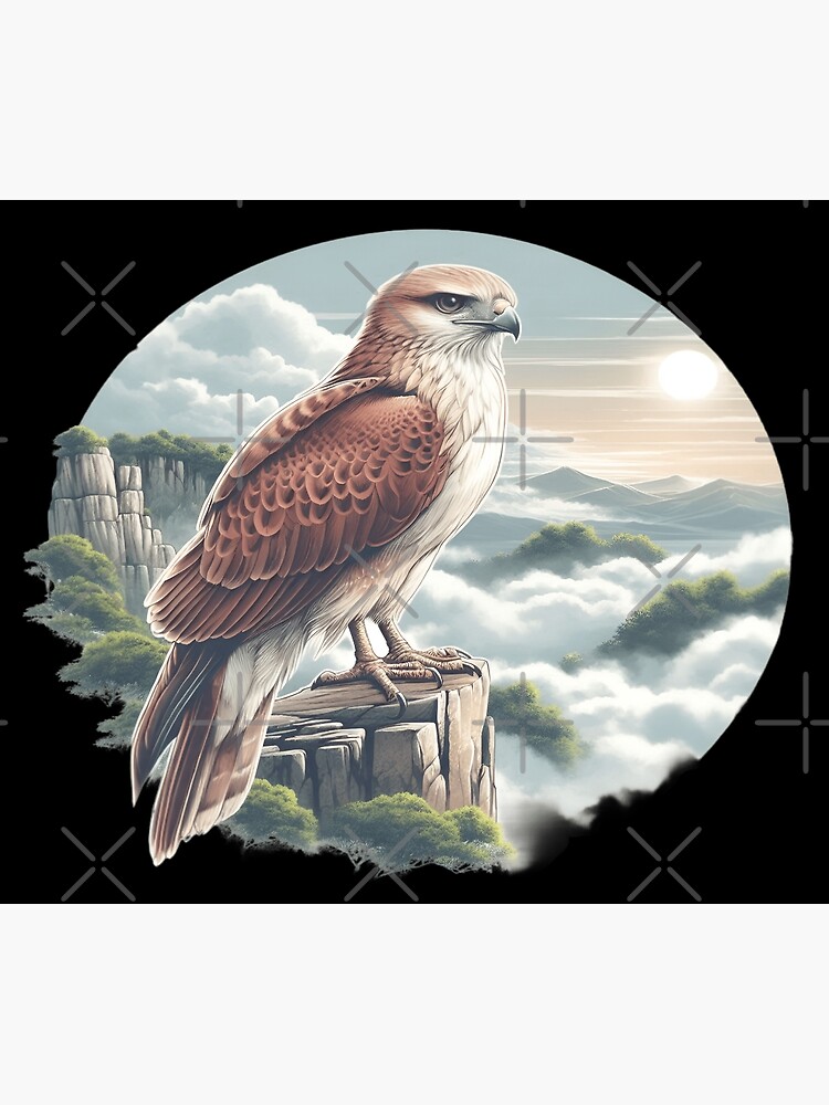 "hawk tuah watercolor bird meme" Poster for Sale by SparcusWhiz | Redbubble