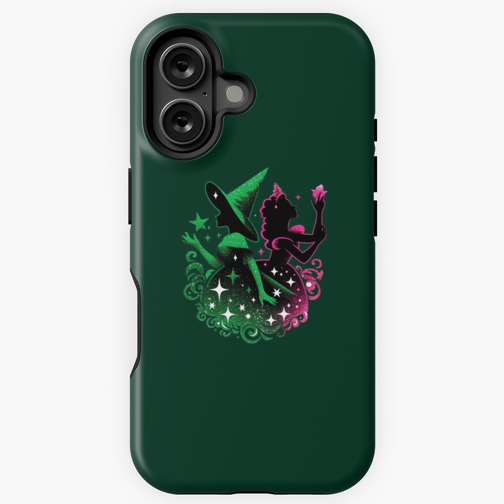 "Elphaba & Glinda Wicked the Musical Defying Gravity" Sticker for Sale ...