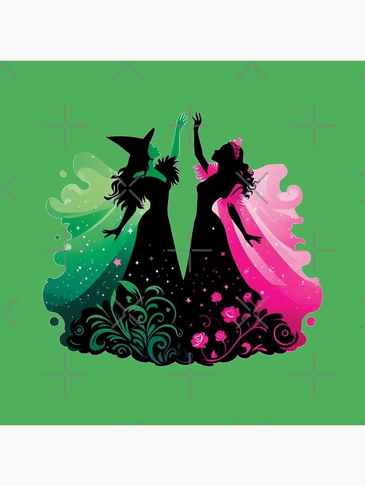"Elphaba & Glinda Wicked the Musical No Background" Poster for Sale by ...