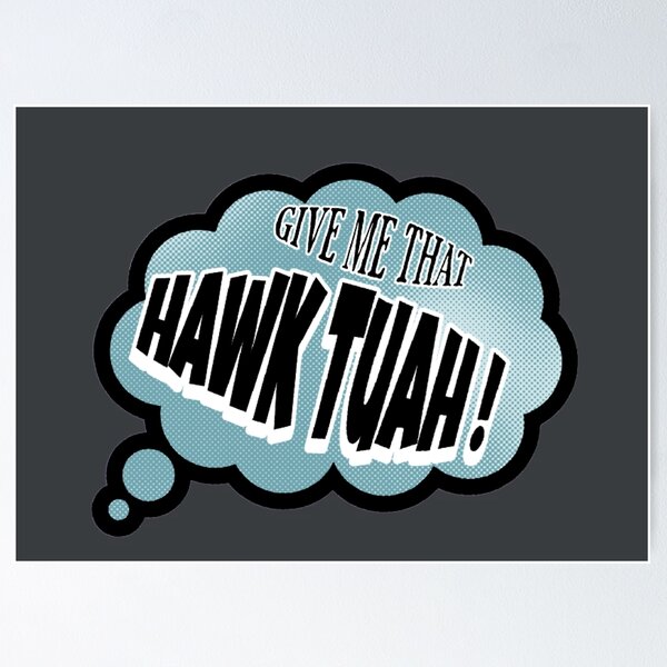 "Hawk tuah " Poster for Sale by yrniino | Redbubble
