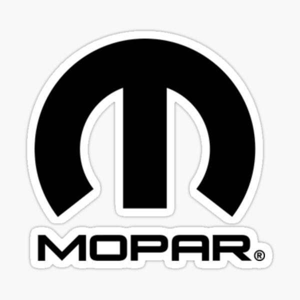 "Mopar" Sticker for Sale by Vee-Dog | Redbubble