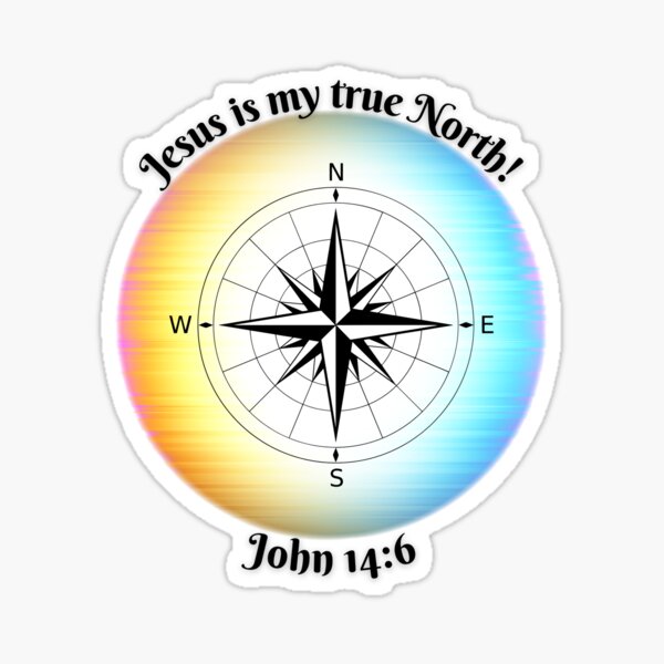 "Compass Rose" Sticker for Sale by Unlocked-Art | Redbubble