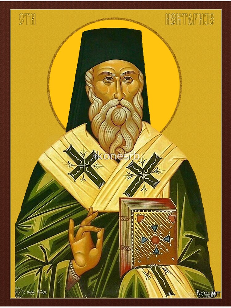 "Saint Nectarius, Sveti Nektarije 3" Sticker for Sale by ikonesrb ...