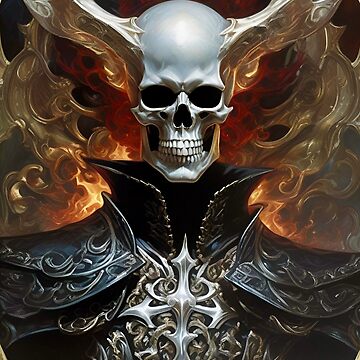 "Lord of Bones - Dark Fantasy Art concept" Sticker for Sale by Delerat7 ...