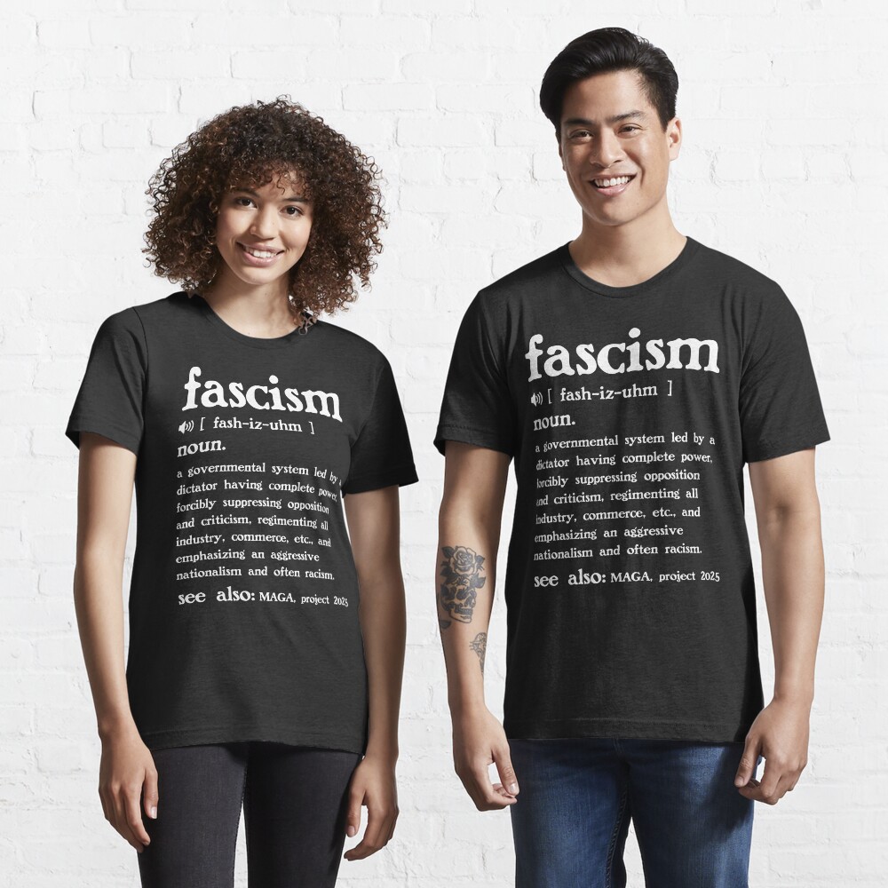 "The Definition of Fascism" Sticker for Sale by unhingedheather | Redbubble