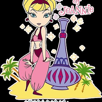 "I Dream Of Jennie Logo" Sticker by PackMan44 | Redbubble