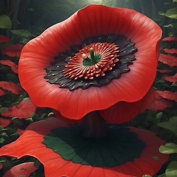 "47 Rafflesia" Sticker for Sale by TerraEmporium | Redbubble