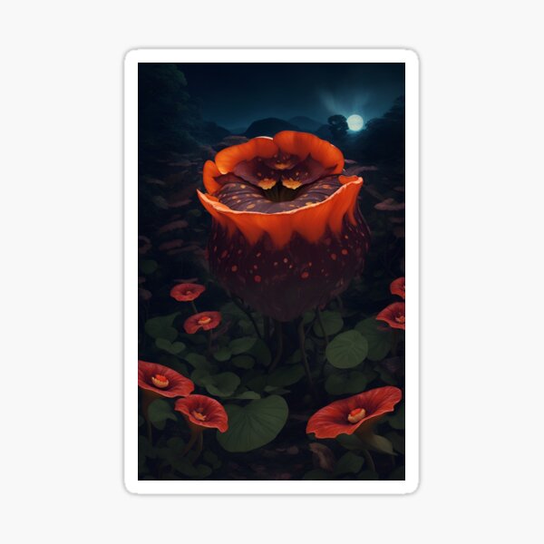 "48 Rafflesia" Sticker for Sale by TerraEmporium | Redbubble