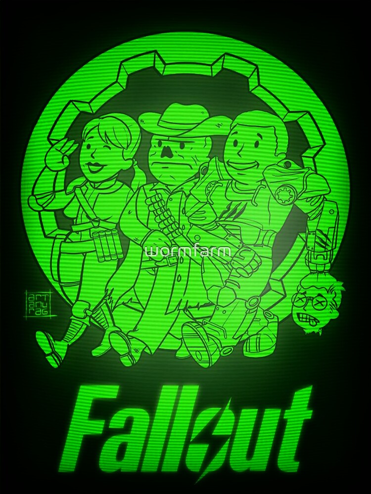 "Fallout TV Show Fallout Shelter Style Poster" Sticker for Sale by ...