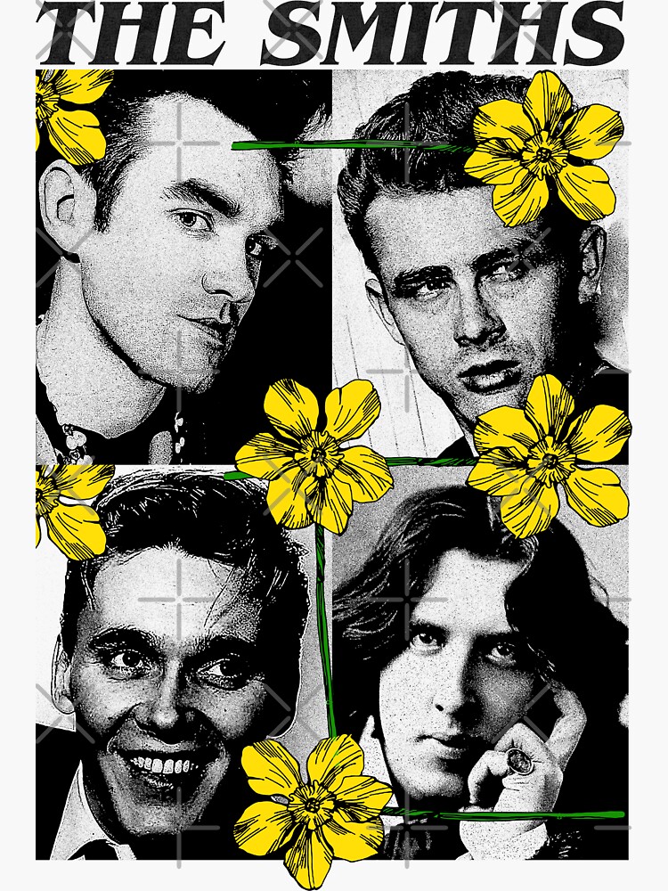 "Vintage 80s 90s The Smiths" Sticker for Sale by damirahkurni | Redbubble