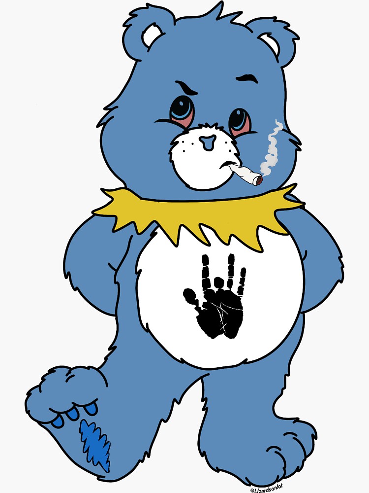 "Jerry Bear" Sticker for Sale by joshferatu | Redbubble