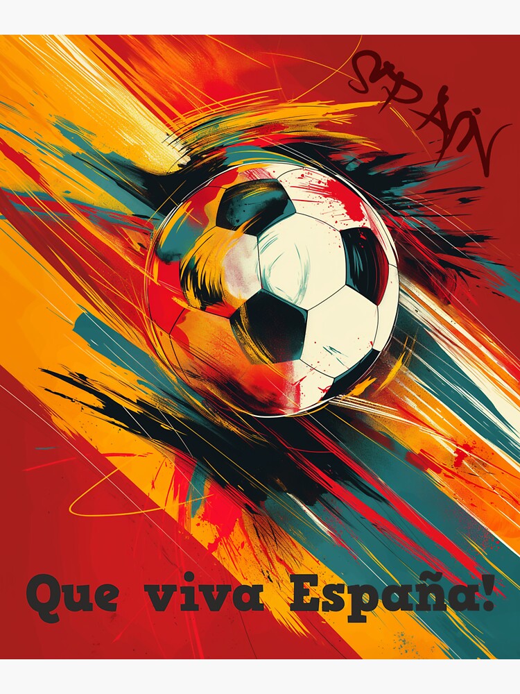 "Que viva Espana!" Sticker for Sale by Stereotype-pro | Redbubble