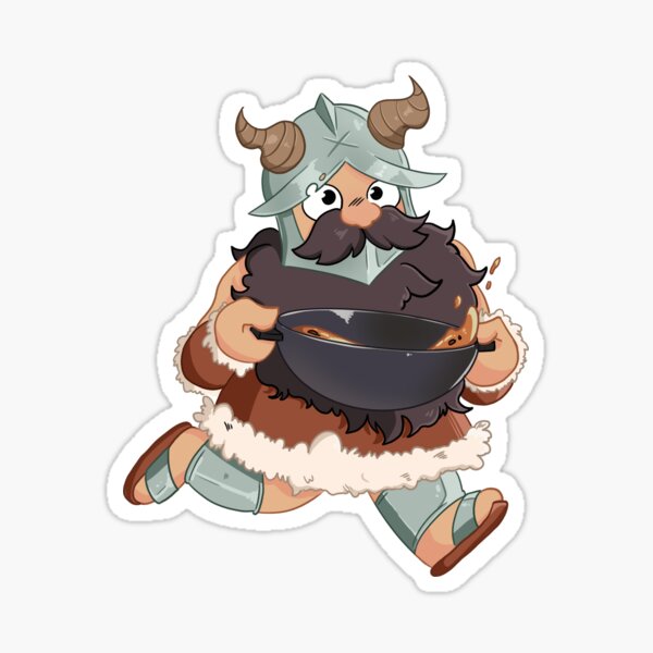 "Dungeon Meshi Senshi Chibi Delicious in Dungeon" Sticker for Sale by ...