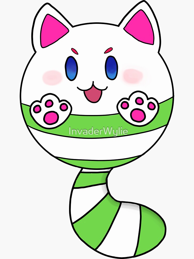 "Sound Voltex Tamaneko" Sticker for Sale by InvaderWylie | Redbubble