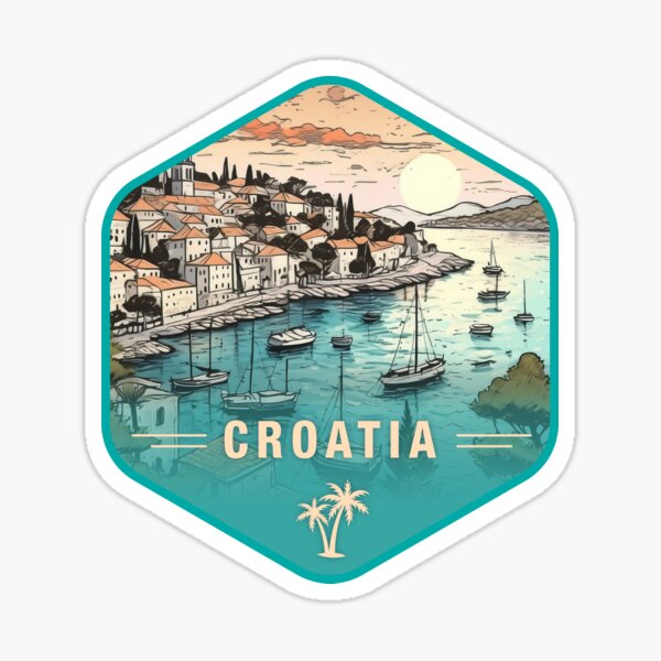 "Croatia" Sticker for Sale by Sean Story | Redbubble