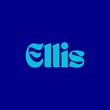 "Ellis, Funny Cool Best color art" Sticker for Sale by artdragongift ...