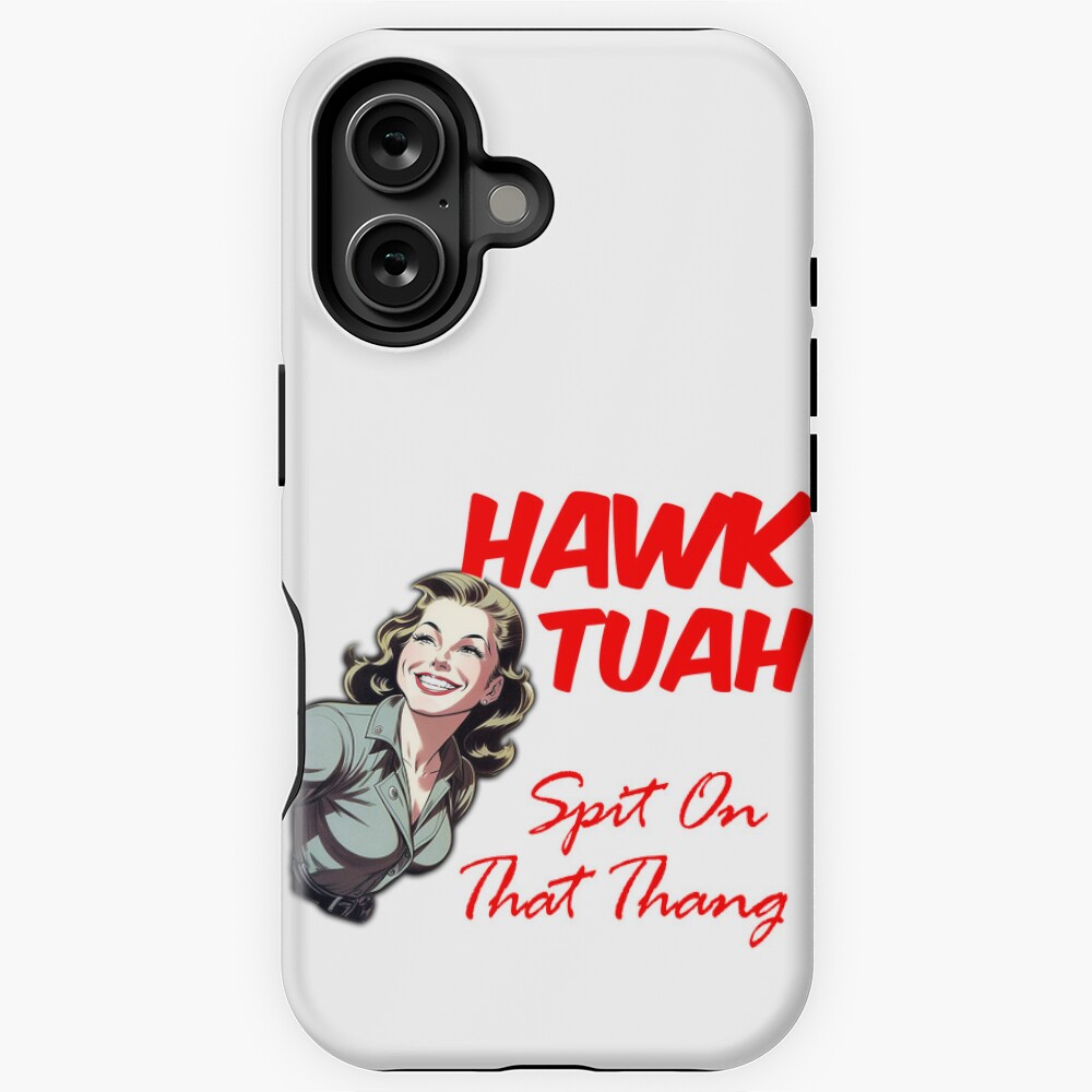 "Hawk tuah Spit On That Thang" Sticker for Sale by Dawidsz79 | Redbubble