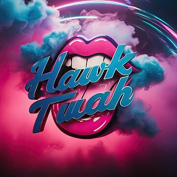 "Hawk Tuah Funny Viral Meme Fun" Sticker for Sale by teamph | Redbubble