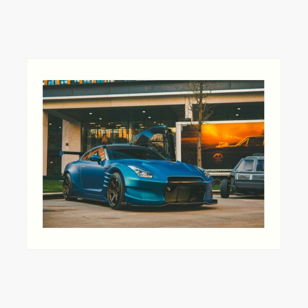 "Fast and Furious Nissan GTR R35" Art Print by PGPauto | Redbubble