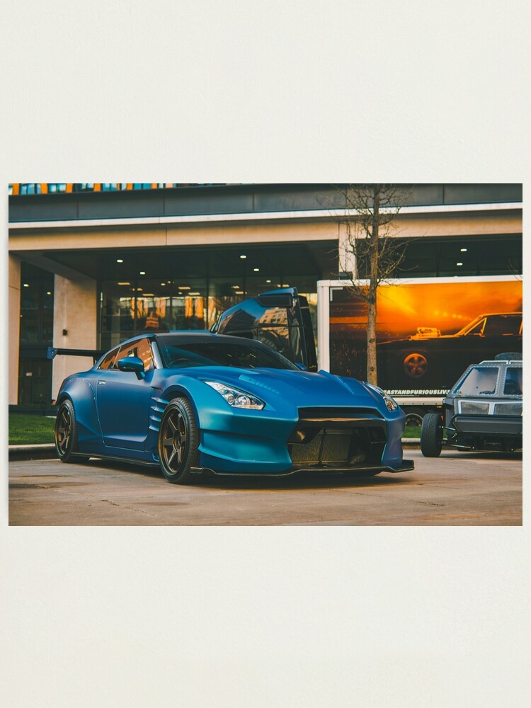 "Fast and Furious Nissan GTR R35" Photographic Print by PGPauto | Redbubble
