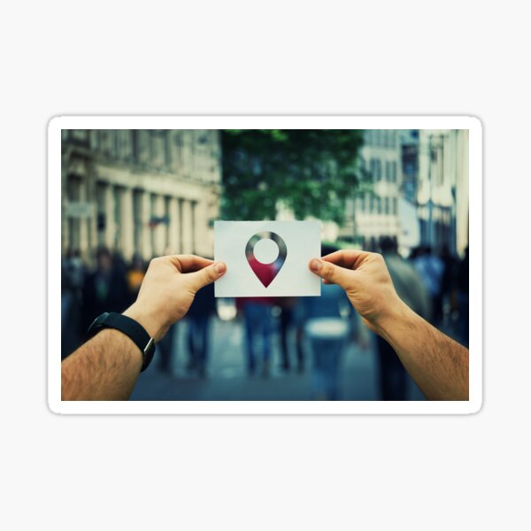 "holding pointer icon" Sticker by 1STunningART | Redbubble