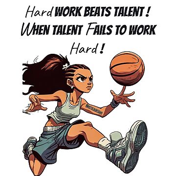 "Hard Work Beats Talent - v5" Sticker for Sale by KriticalDesigns ...
