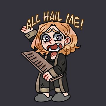 "All Hail Me!" Sticker for Sale by verymerrymart | Redbubble