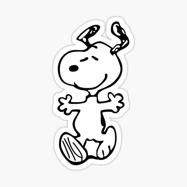 "Snoopy" Sticker for Sale by CosmicMinimalia | Redbubble