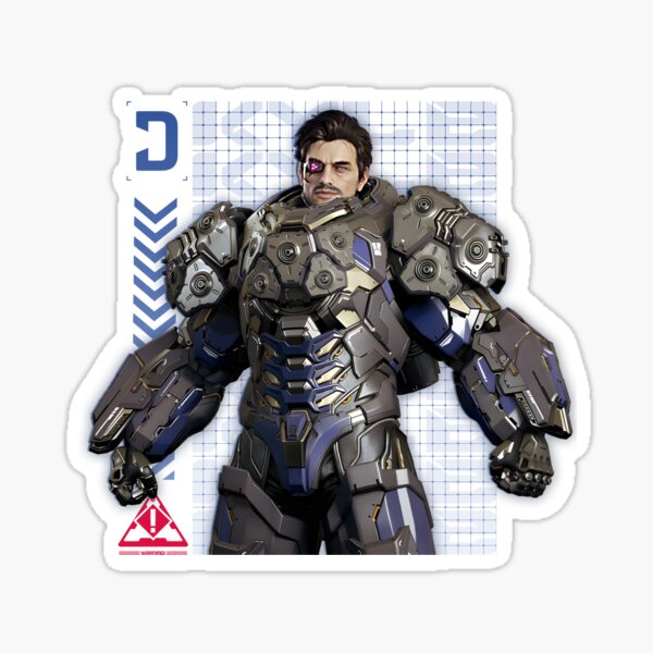 "Kyle (The First Descendant)" Sticker for Sale by wenderinf | Redbubble