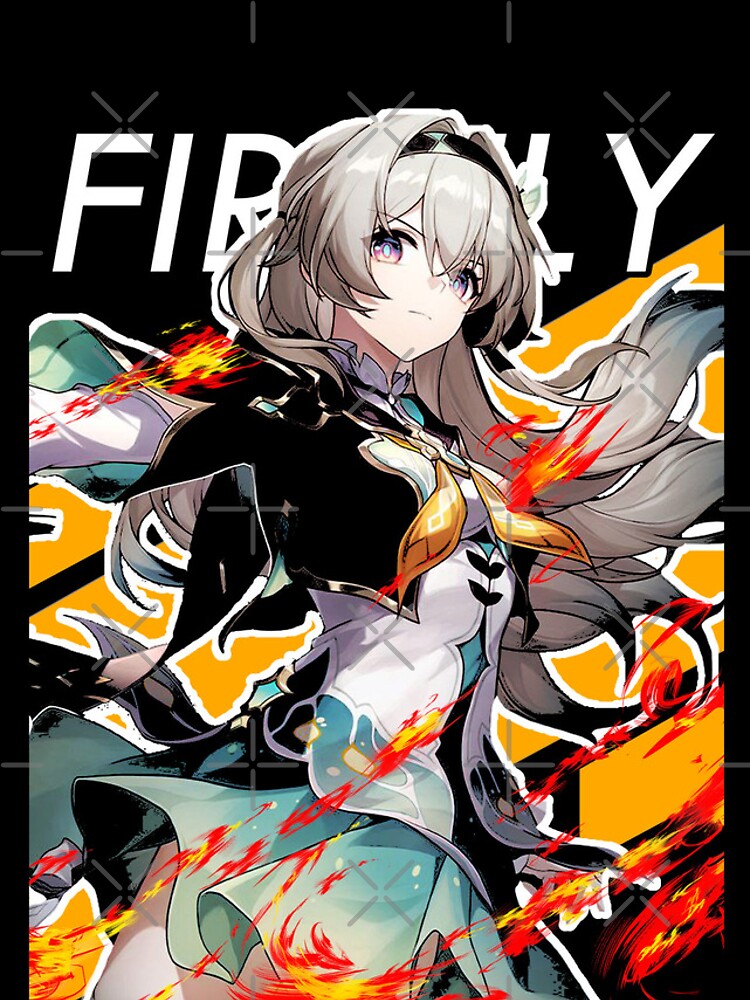 "Firefly honkai star rail t shirt fan Firefly Star rail shirt hotaru stickers decals waifu ...