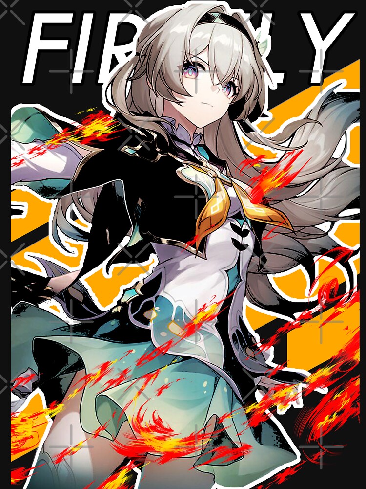 "Firefly honkai star rail t shirt fan Firefly Star rail shirt hotaru stickers decals waifu ...