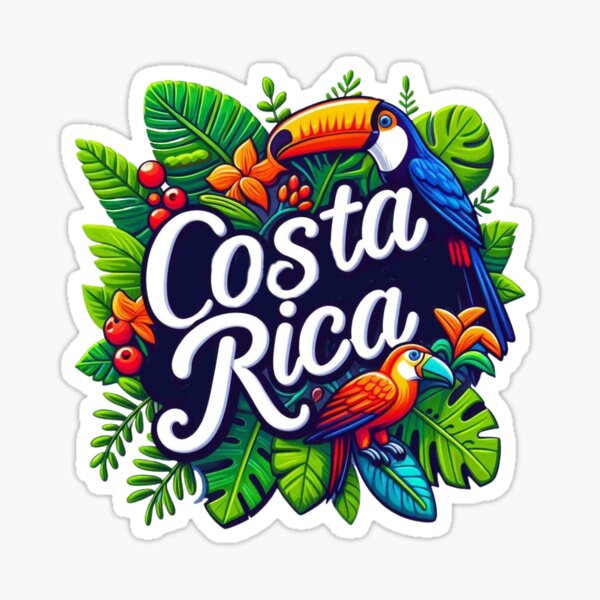 "Costa Rica" Sticker for Sale by FineArtsPro | Redbubble