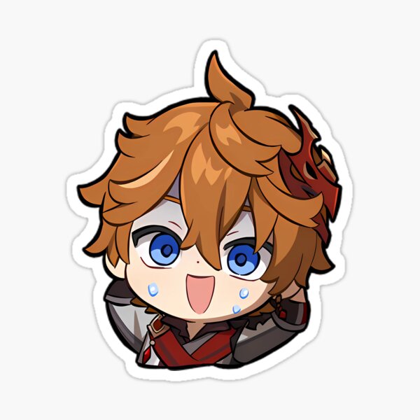 "Tartaglia / Childe | Genshin Impact" Sticker for Sale by Verthalies ...