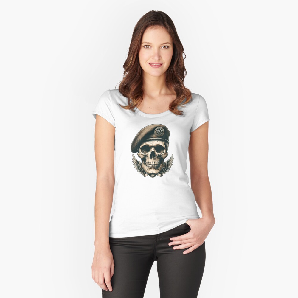 "Skull Emblem: Military-Inspired Artwork" Sticker for Sale by SCG ...